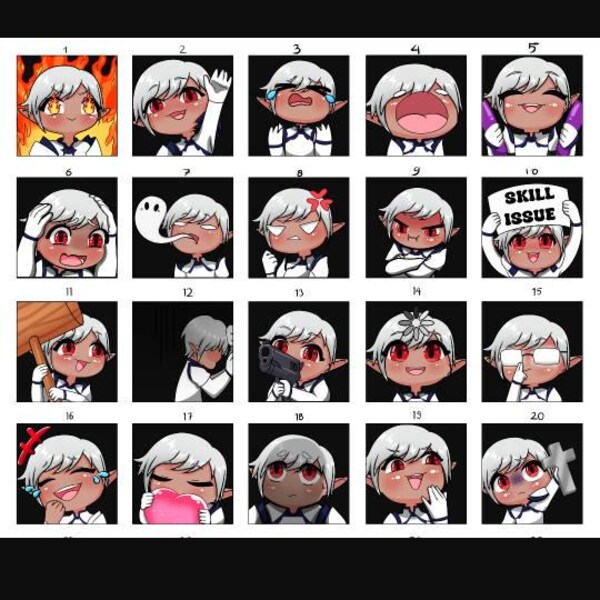 Vtuber Assets | 2D Glasses Aseet - Live 2D | Vtube Studio - Etsy