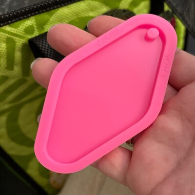 Retro Hotel Key Tag Resin Mold, Shiny Mold, Silicone Molds for Epoxy ...