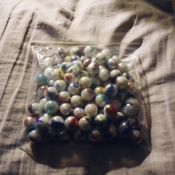 16mm "comet" Choice of Bulk 50 or 100 Pk Player Glass Marbles 5/8th ...
