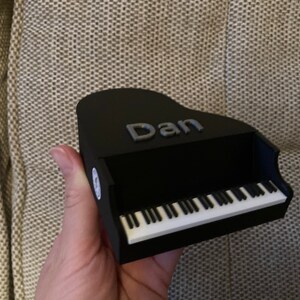 PIANO Phone Stand. Personalised Piano Phone Holder Small Gifts Music ...