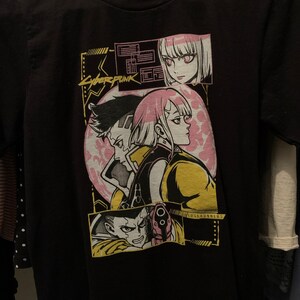 Edgerunners Graffiticore Rebecca Unisex Graphic Tee, Edge Runner Shirt ...