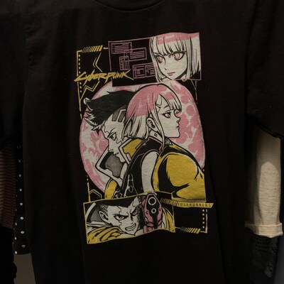 Edgerunners Graffiticore Rebecca Unisex Graphic Tee, Edge Runner Shirt ...