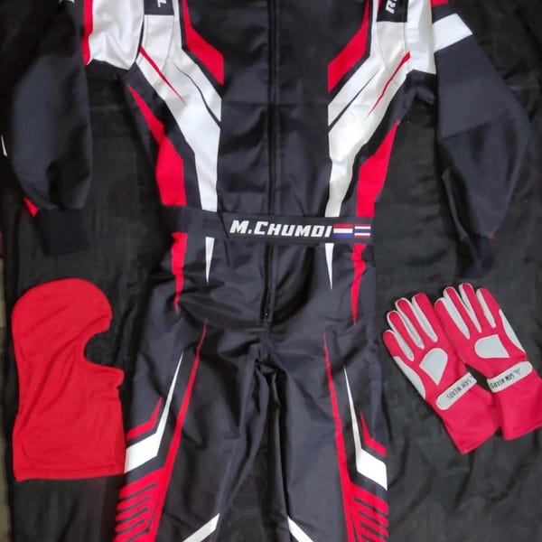 Brand New Custom Made Go Kart Racing Suit for Adults & Kids With Free ...