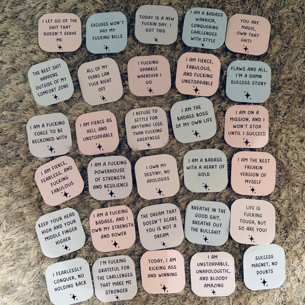 Affirmation Cards Positive Quotes Daily Affirmations Download ...