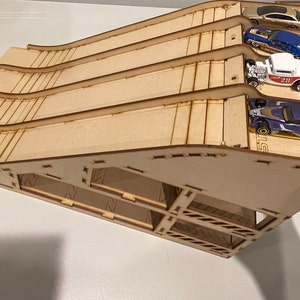 Toy Car Support Organizer Hot Wheels DXF, SVG, CDR Laser Cut File 3mm ...