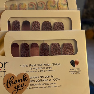 Flora Good Time Color Street Retired Nail Strips Dry Polish Nail Wraps ...