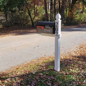 Vertical Old Style Mailbox Numbers 1-10 Inches Custom House Address ...