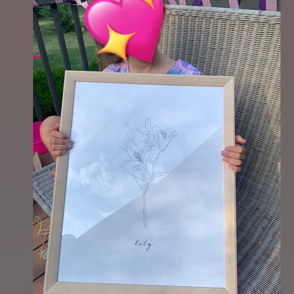 Morning Glory Drawing | Morning Glory Print | Floral Drawing | Pencil ...