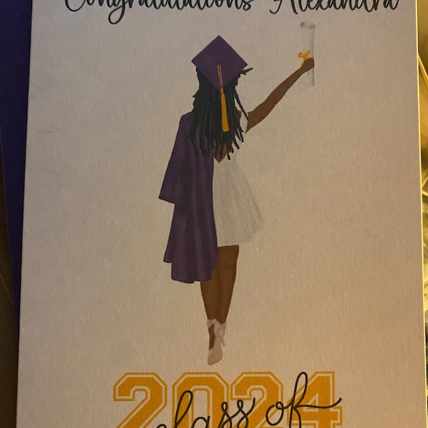 Graduation Card, Congratulations Grad Card, Graduation Card for Senior ...