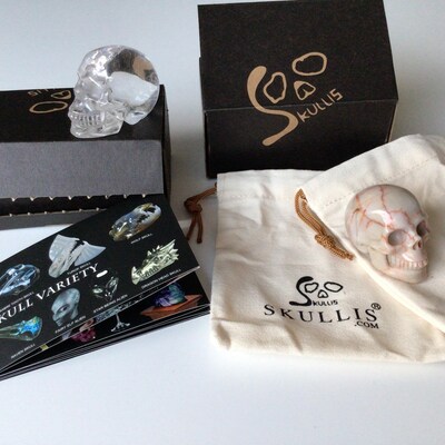 Skullis Crystal Skull, Gemstone 2.9 Ruby Zoisite Carved Crystal Skull ...