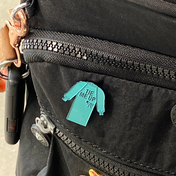 Surgical Gown Pin - PPE/ Frontline/ Surgeon/ Scrub Nurse/ Scrub Tech ...