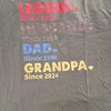 Custom Dad With Years Shirt, Papa With Year, Gift for Husband, Father's ...