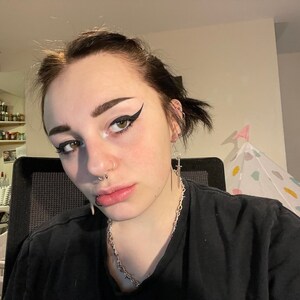 Pentagram Silver Silver Earrings Emo Goth Cool Fashion Rock | Etsy UK