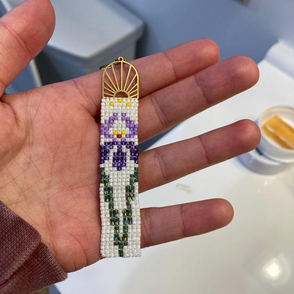 ORIGINS Beaded Fringe Hoop Earring Kit, DIY Seed Bead Adult Kit - Etsy