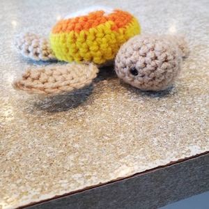 Halloween Turtle Crochet PDF PATTERN Bundle Candy Corn Turtle Eyeball ...