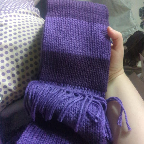 Deku All-might Style Scarf Acrylic Handmade Knit Mha Fans Version 1 - Etsy
