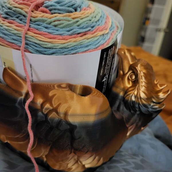 Cow Yarn Bowl | 3D Printed | High Quality Sturdy Yarn Accessory ...