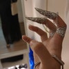 Hand Armor Finger Claws Goth Halloween Gift Claw Rings - Etsy