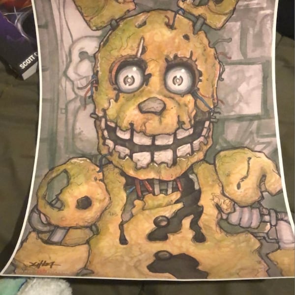 Five Nights at Freddy's Spring Trap Poster Print - Etsy