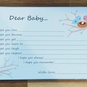 Bird Nest Baby Shower Bingo Game, Bird Nest Baby Shower Game Card, Bird ...