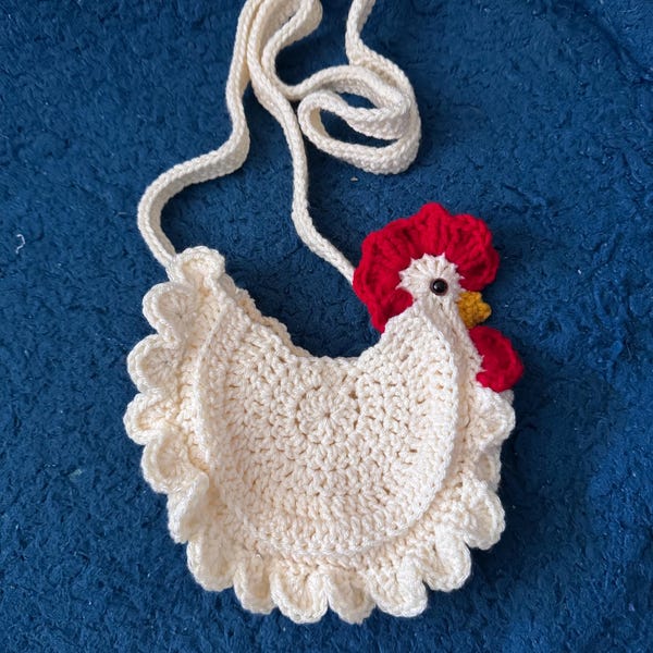 Crochet Chicken Bag Pattern Only U.S Terms - Etsy