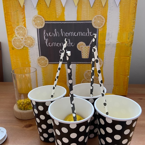 DIY Lemonade Stand Set: Printable Pdfs, Business Lesson (instant ...