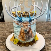 Stag Wafer Topper - Edible Cake Decorations - Birthday, Anniversary ...