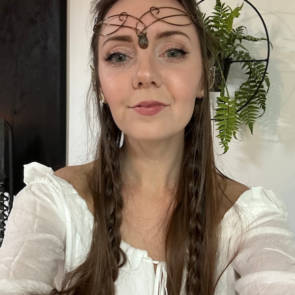 Elvish Open Collar Necklace, Elven Necklace, Torc Necklace, Medieval ...