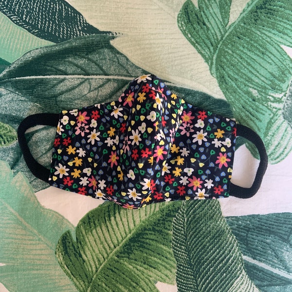 Australian Reusable Cloth Face Masks. Comfortable Ear Loops. 3-layers W ...