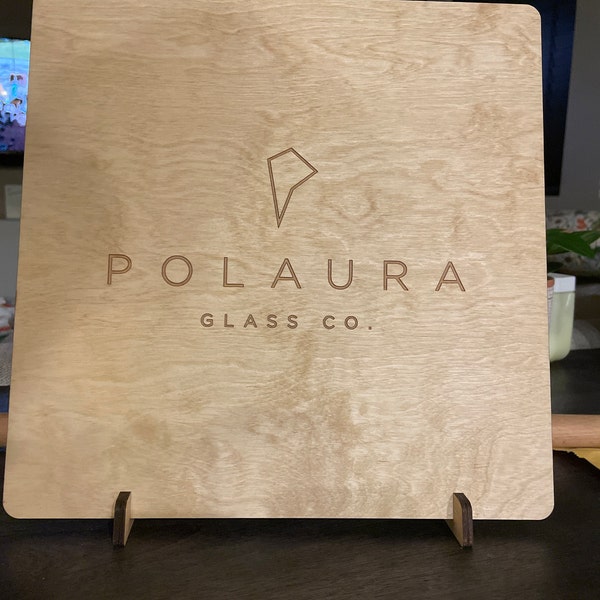 Logo Sign Engraved Wood, Square, Circle, Hanging Sign, Tabletop Sign ...