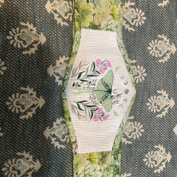 Black Luna Moth Corset Belt - Etsy