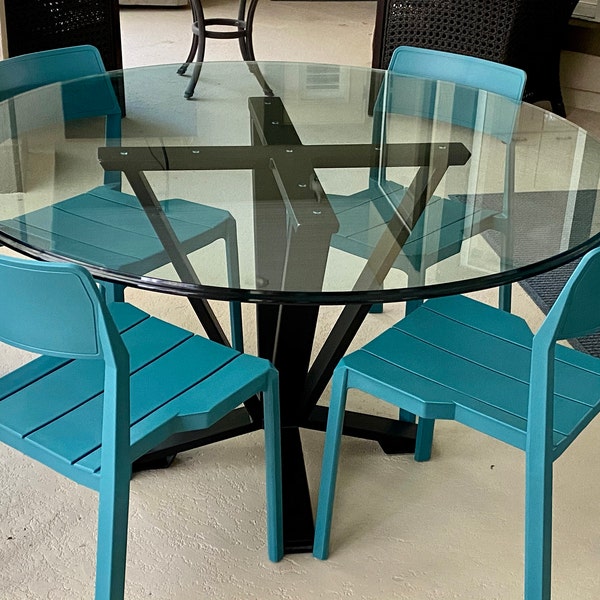 V-shaped Dining Table Base for Round or Square Tops - Etsy