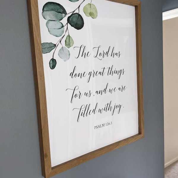 Custom Bible Verse Printable Wall Art, Personalized Bible Art Print ...