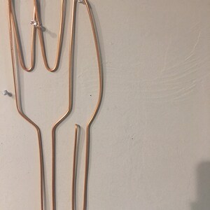 Knife and Fork Wall Art Knife and Fork Sign Home Decor Wall Decor ...