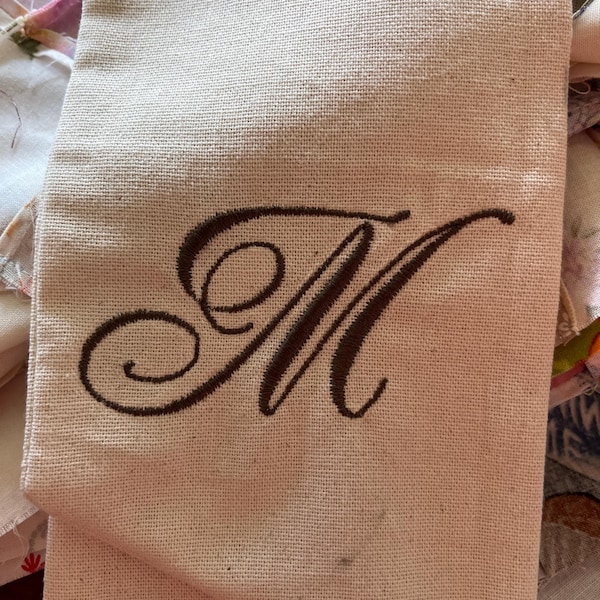 Fancy Script Machine Embroidery Font - BX - Sizes 2",3",4" and 4x4 Hoop ...