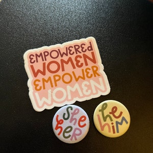 Here's to Strong Women Sticker Laptop Sticker Water Bottle Sticker ...