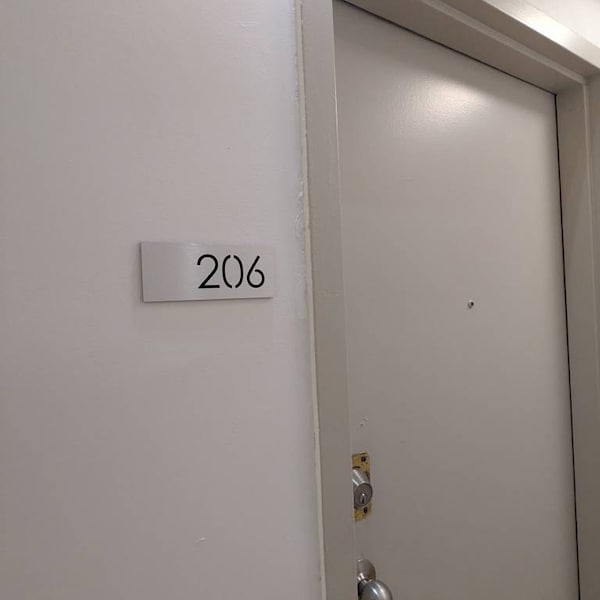 Custom Number Sign. Apartment Number Plaque. Hotel Room Numbers ...
