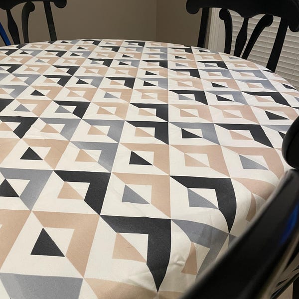 Transparent Table Cover for Dining Table, Royal Lace Silicone ...