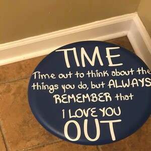 Time Out Chair Vinyl Decal Toddler Naughty Chair Sticker Toddler Time ...