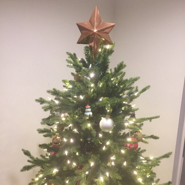 6 Pointed Copper Tree Topper: Hand Crafted Custom Made - Etsy