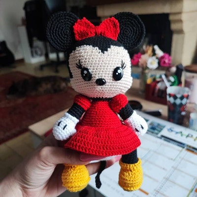 Mickey and Minnie Mouse Large Size English Pattern - Etsy