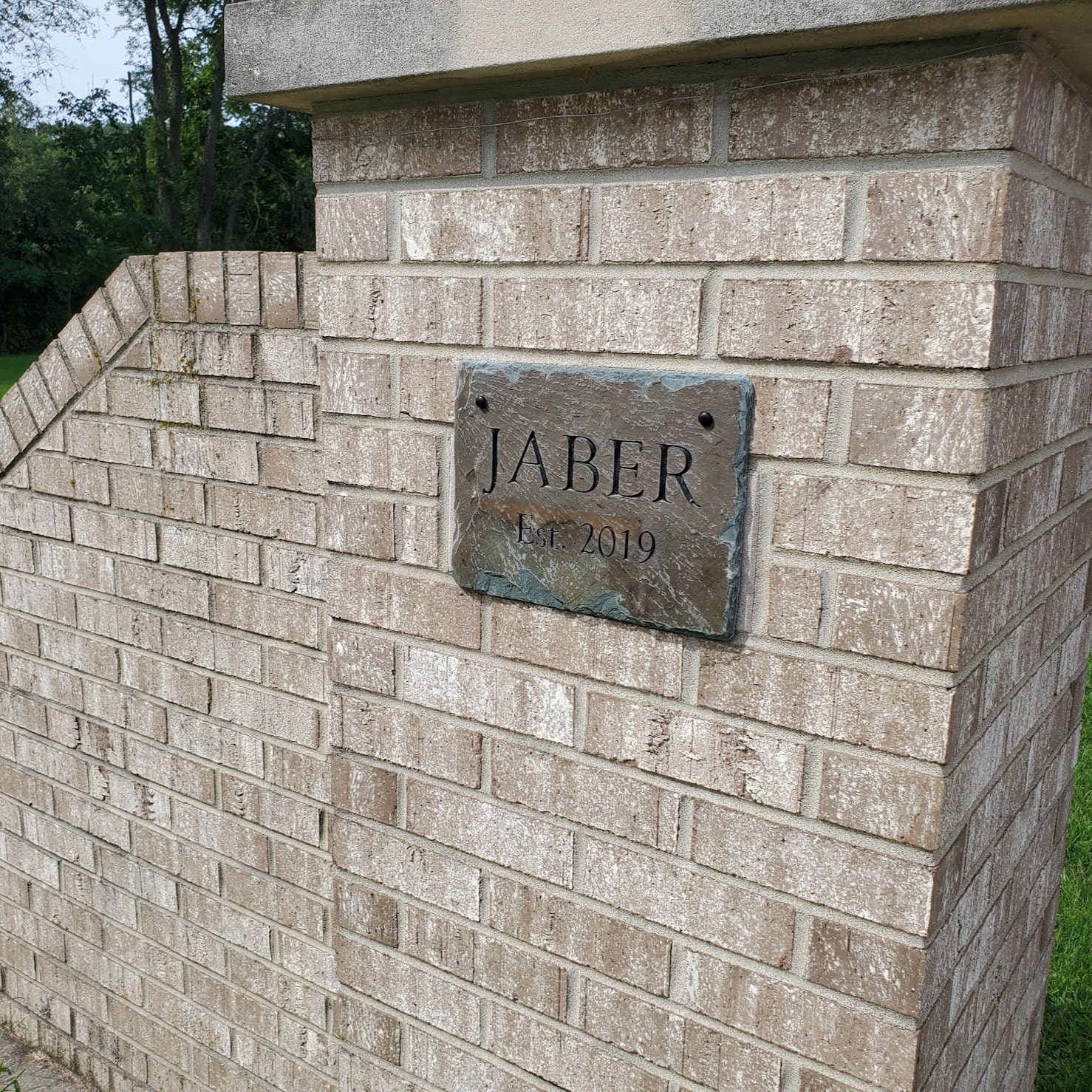 CARVED Slate Name Sign / House Plaque / Lake /Cabin / Cottage | Etsy