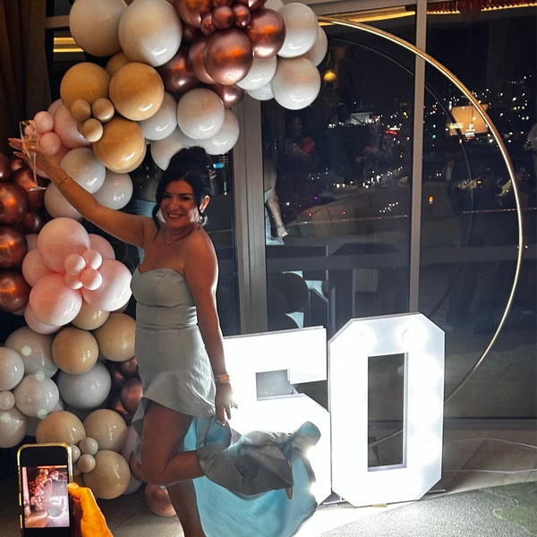 3ft/4ft/5ft Marquee Number Sign,0-9 Marquee Light,big Number Marquee ...