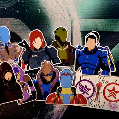 Mass Effect Stickers - Etsy