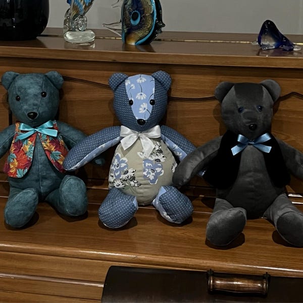 Memory Bear Patterns Video Tutorial Easy Pattern PDF Pattern Sewing ...