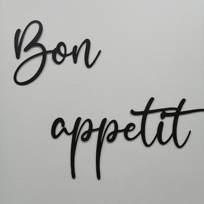 Bon Appetit, Metal Sign, Metal Wall Decoration, Metal Art, Wall ...