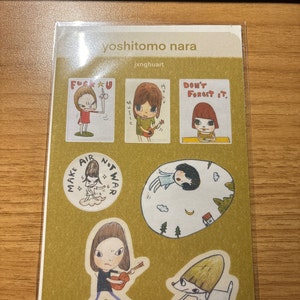 Yoshitomo Nara Sticker Sheet for Bullet Journal, Bujo, Planner ...