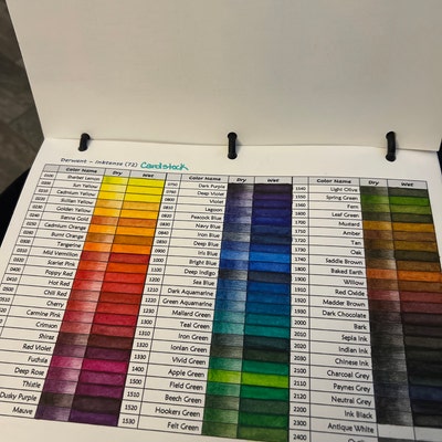 Kalour LARGE PRINT 300 Colored Pencil Set DIY Color Chart - Etsy