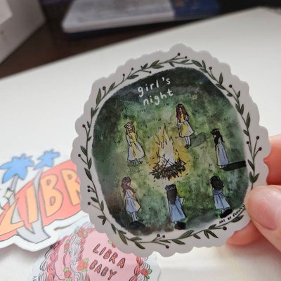 Girls Night Sticker Witches Sticker Sticker Waterproof Sticker Stickers ...