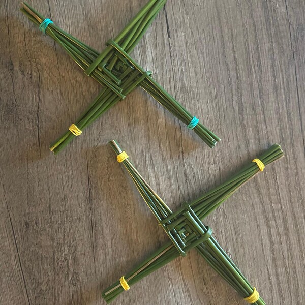 DIY St. Brigid's Cross Kit - Craft a Home Blessing Charm | Celebrate ...